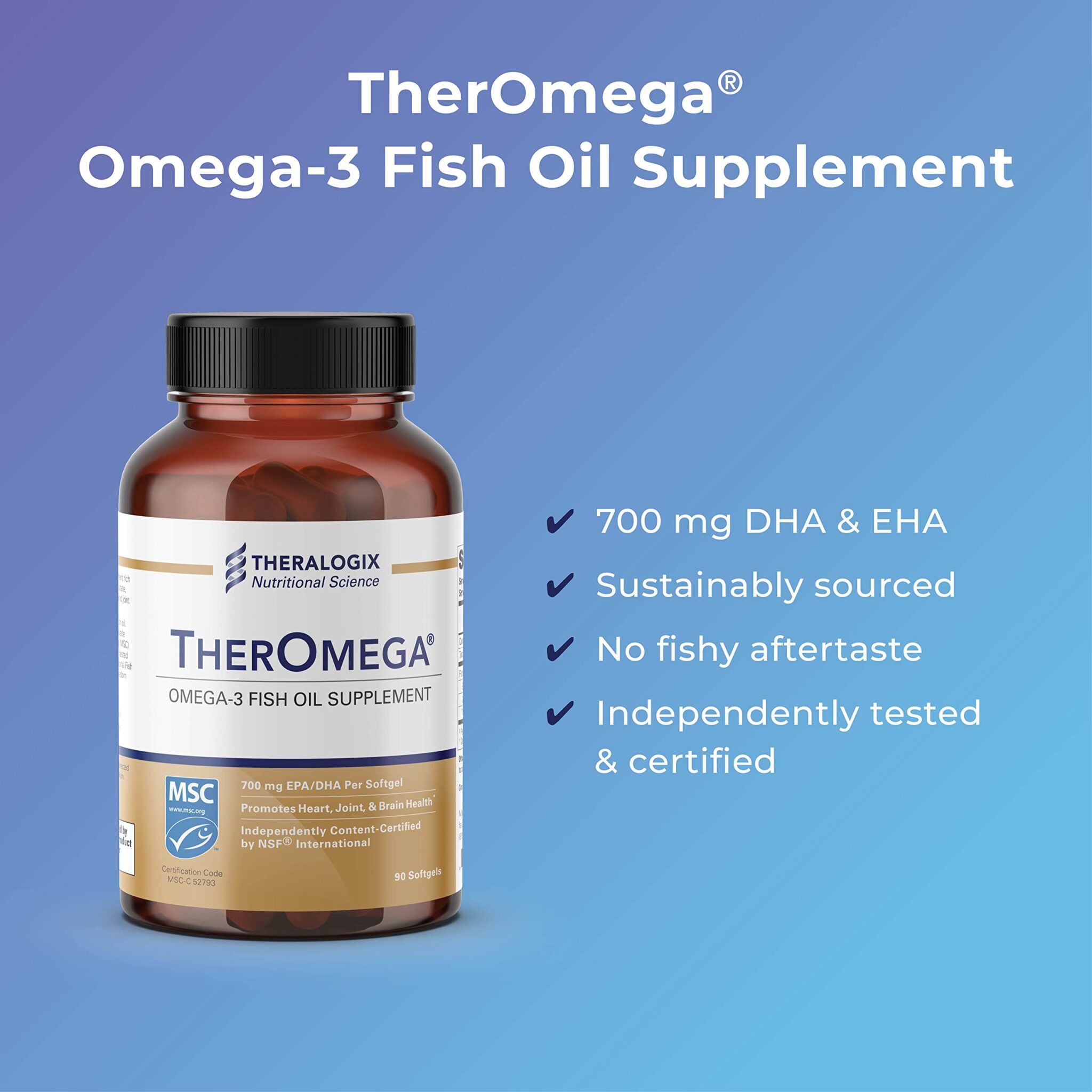 Theralogix TherOmega - 3 Month Supply - 90 Softgels - Viva Organics ...